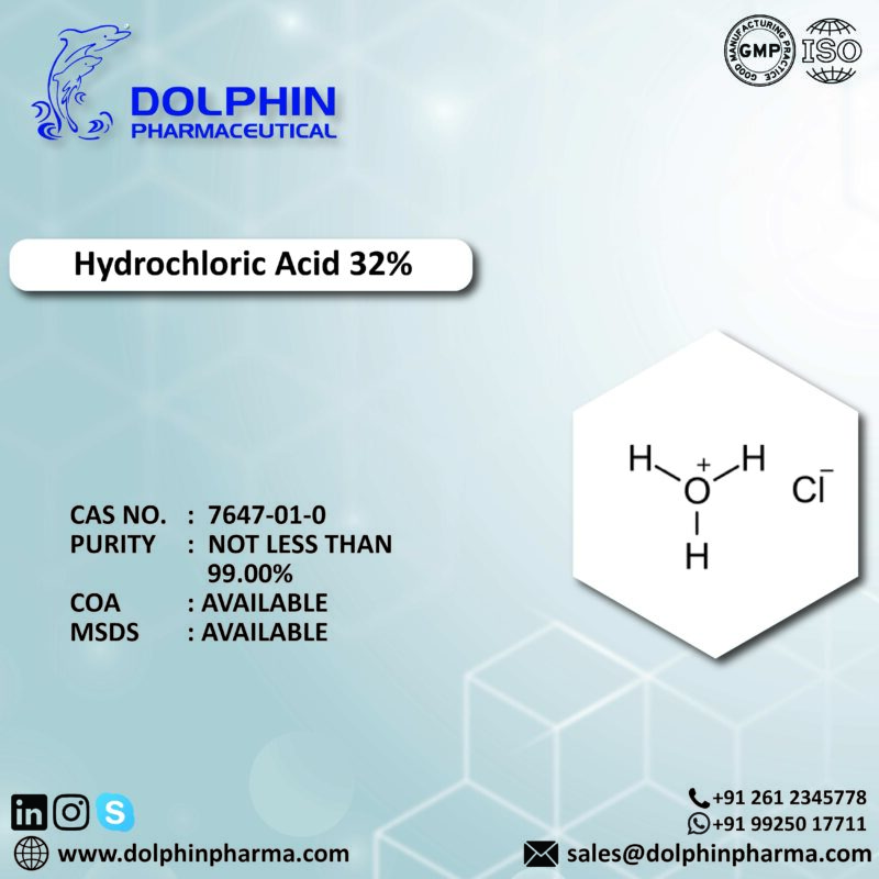 Hydrochloric Acid 32% Manufacturer, Supplier & Exporter